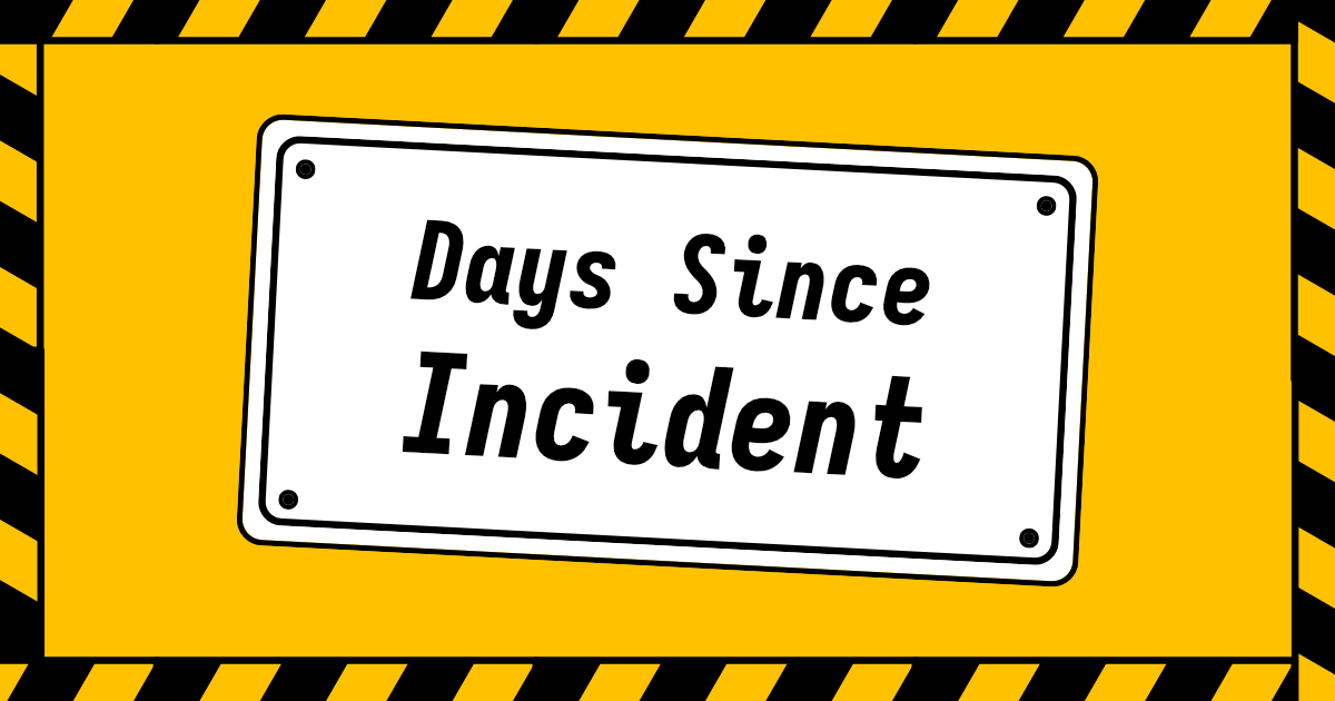 Days Since Incident Days Since Incident